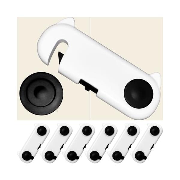 ブラック/L/AQSK01・Color:ブラック・パッケージ個数:1・?安全設計 - 好奇心旺盛な子供がキャビネット、冷蔵庫、オーブンを開ける安全性についてまだ心配していますか？この6つのキャビネットロックのセットは完璧な解決策です私たちの...