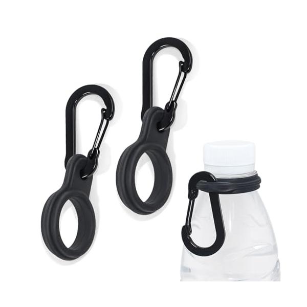 ペットボトルホルダーCタイプ/2個入りS/DSKGK003・（商品規格） 二つのペットボトルホルダー、シリカゲルとアルミ合金素材です。・（レベルUPカナビラ） もっと耐久性ありのカラビナ、スムーズに開閉でき、ロックの口が大きくて、電気泳動の...