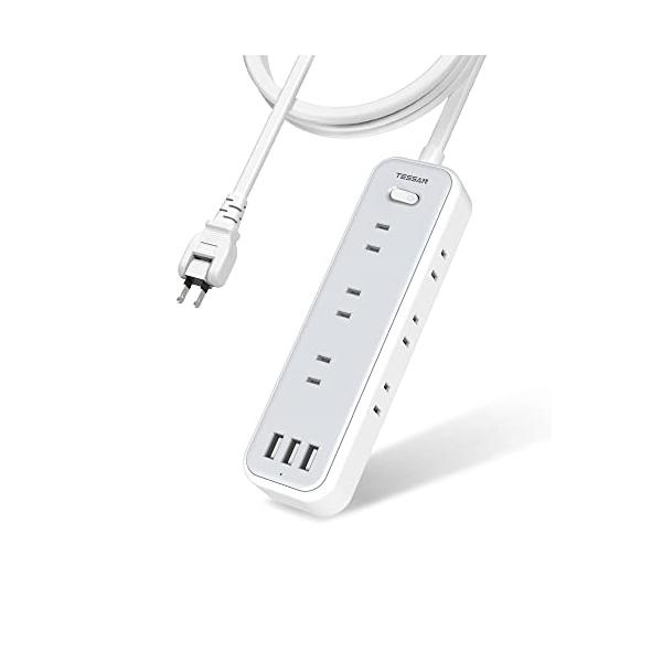 usb-aグレー/3m&amp;usb-a/TS-709・Size:3m&amp;usb-aColor:グレー・「一台12役・電源タップ」：これはAC差込口9個口とUSBポート3口が一体となったのコンセントタップです。まとめて12台の機種が...