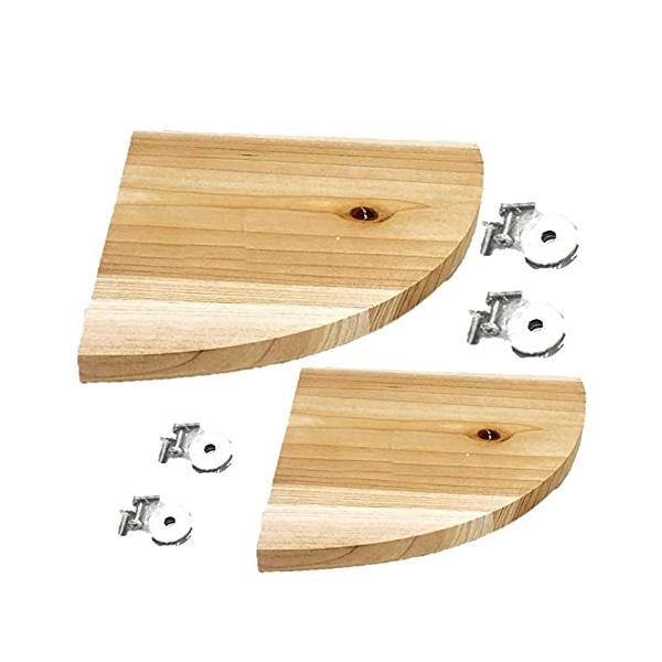 パッケージ個数:2・インコ 止まり木 コーナーステージ 小 大 2個セット 販売鳥スタンド 鳥用パーチ 鳥用品 木製ステージ バードトイ オウム 小鳥 鳥 とりにおすすめです・こんな商品2つセットなので大小セットすると階段状になり上がったり...