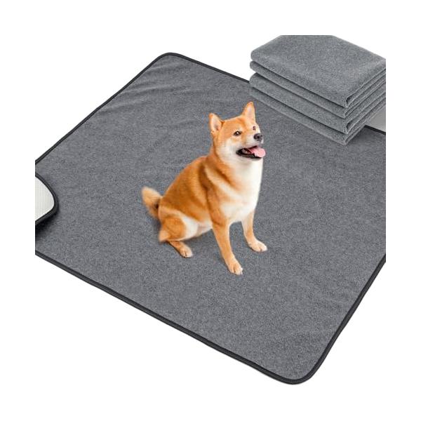 グレー/80×90cm（二枚セット）/ULI-GY-8090・Size:80×90cm（二枚セット）Color:グレー・洗って繰り返し使える布製のペットシーツです。何度でも洗って使える経済性、優れた吸収・防水・速乾性能でおしっこの拡散を防ぎ...