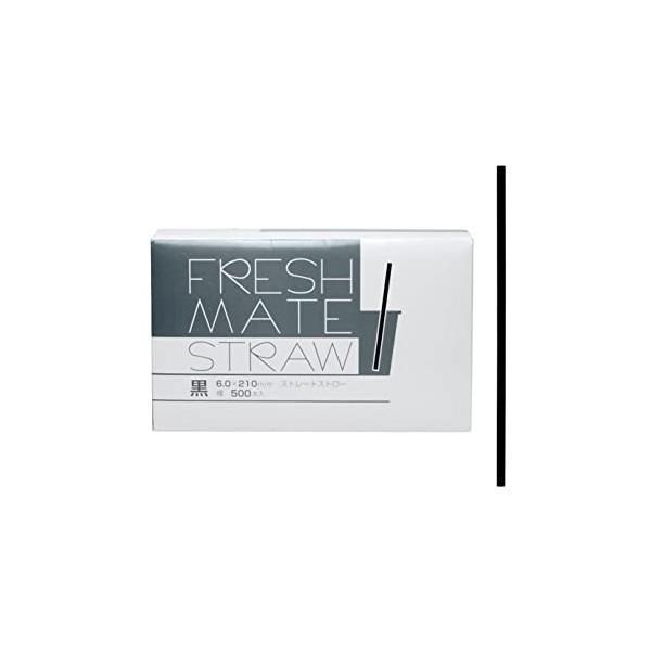 黒/サイズ:6.0x210mm/6403452・Color:黒PatternName:裸・パッケージ個数:1・サイズ:一本 φ6.0x210mm・素材・材質:ポリプロピレン・原産国:インドネシア・箱入り数:500本