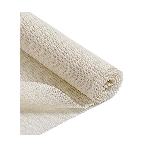 ・ホワイト 200*200cm ・【長持ち＆エコ】環境に優しいラテックス(95%)素材を使用した滑り止めシートです。長持ちするうえ変な匂いもしません・【様々なシーンに適用】カーペットやラグ、キッチンマットの下に敷くだけでカーペットのずれを防...