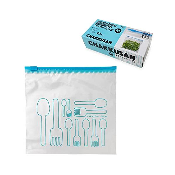 Mサイズ保存袋/17.7×20.3cm 40枚/CZSM-40・Color:保存袋Style:Mサイズ・パッケージ個数:1・商品サイズ 縦17.7cm 横20.3cm・厚み約 0.06mm・パッケージ重量約 267g・低密度ポリエチレン・生...