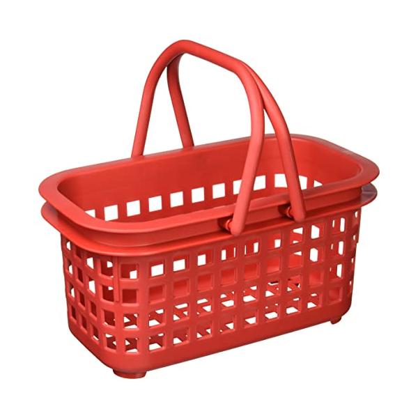 バスケットレッド/19.8x31.5x15cm/234906・Color:レッドPatternName:カゴ/S・パッケージ個数:1・外寸：約W315×D198×H150mm・内寸：約W225×D125×H140mm・容量：約5L・材質：ポ...