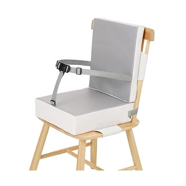 背もたれ付きグレー/Large/ZGZD・パッケージ個数:1・?クッション素材 - 高品質の防水生地と高密度スポンジで作られており、湿った布で簡単に拭くことができます。高密度スポンジは丈夫で耐久性があり、素早く反発して快適で、大人でも座った...