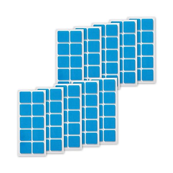 はがせる・PackageQuantity:100・パッケージ個数:100・画鋲やホッチキスを使用しないので、壁面を傷つけることなく、しっかりと貼れてきれいにはがせるビニル壁紙対応の両面テープです。・入数100片 (10片付×10シート)　　...