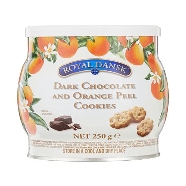 一口サイズ-/250グラム (x 1)/-・パッケージ個数:1・原材料:小麦粉、砂糖、植物油脂、チョコレートチップ(砂糖、カカオマス、カカオバター)、オレンジピール(オレンジ果皮、ブドウ糖果糖液糖、砂糖)、乾燥ココナッツ、食塩/香料、膨張剤...