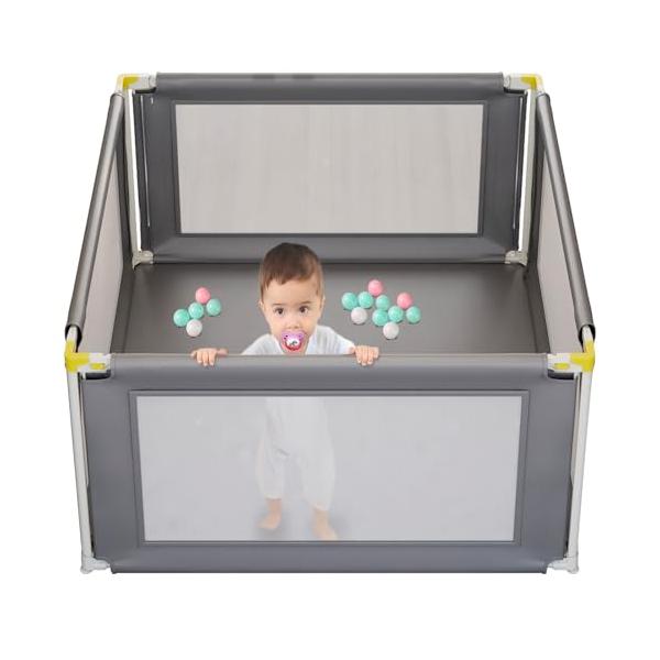 グレー/120x120x70cm/-・PatternName:ドアは4つある、調節可能Size:120x120x70cm・・分解が簡単簡単 工具不要、組み立てと分解が可能。底部は防水生地で、お手入れが簡単です。汚れが気になったら洗えるのでい...