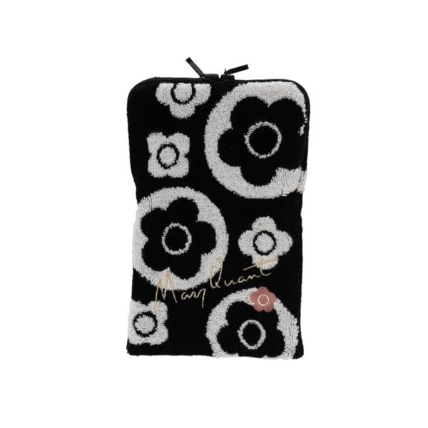 プロパーブラック/-/000480-0001・Color:ブラック・MARY QUANTのファスナー付きタオル今季を代表するデイジーパターンを使用した一枚。 ラメ糸を使用したロゴ刺?がさりげないアクセントとなっています。 ペットボトルだけで...