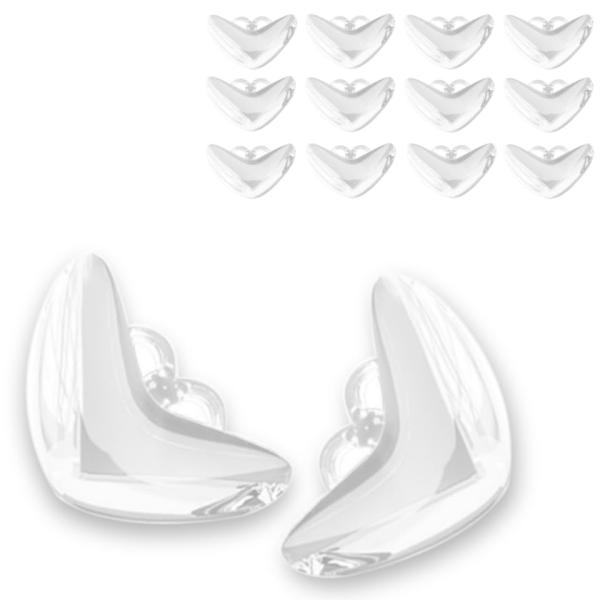 リボン型/Mサイズ/QS0019・Color:リボン型・パッケージ個数:12・仕様材質：PVC成形材（環境基準クリア品質）、カラー：クリア（透明）、サイズ：各商品紹介画像に記載、付属品：両面接着テープ・安心の透明保護 家庭やオフィス等の日常...