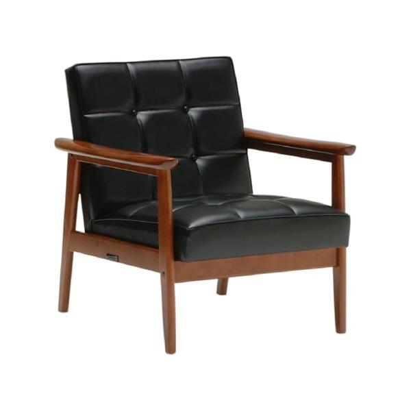 1)単品スタンダードブラック/1シーター/W36140BWK・Color:スタンダードブラックSize:1シーターStyle:1)単品・パッケージ個数:1・カリモク60を代表するアイテム「Ｋチェア」のNEWモデル・アームトップに木肌がなめら...