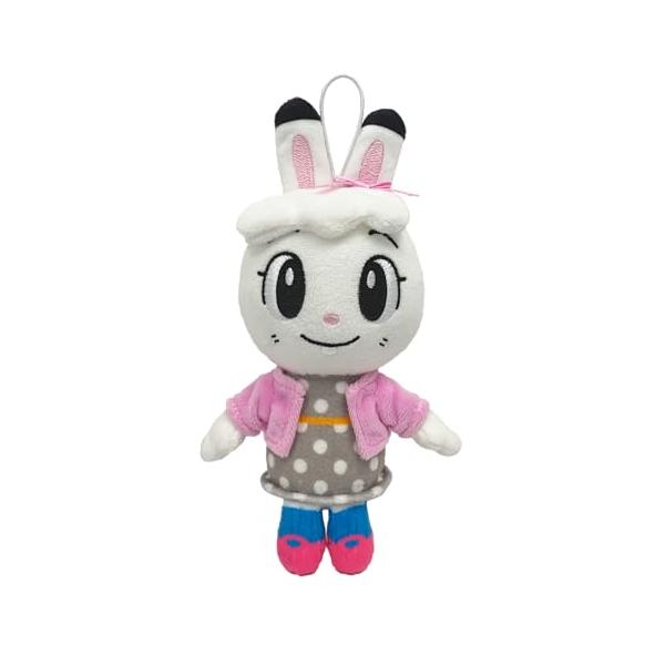 みみりんホワイト/-/-・Style:みみりん・(C)Benesse Corporation 1988-2024／しまじろう・みみりんのマスコットぬいぐるみ・持ち運びしやすいサイズ・ふわっとした手触り・みみりんといつでも一緒