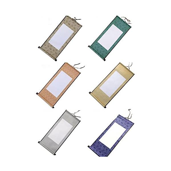 掛け軸無地白白紙茶色/-/-・パッケージ個数:1・巻物式の書道、水墨画にお使いいただける掛け軸6色セットです。・お正月の書初めや、1年の目標を書いて壁に飾っておくのにちょうどいい書道用具になります。吸水性もよく水墨画や水彩画にも使っていただ...