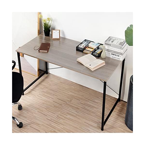 Cグレー/幅120cm/WF197758EAA・Color:グレーSize:幅120cmStyle:C・パッケージ個数:1・奥行き幅120×奥行60×高さ70cm・材質 天板:ペーパーシート(プリント化粧板) 脚部:スチール・重量:約10....