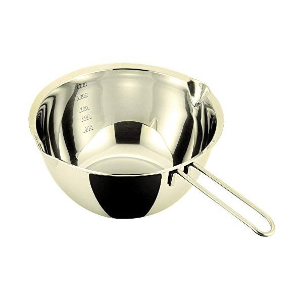 シルバー/18cm/DF1422・Size:18cm・パッケージ個数:1・注ぎ口付なので、素材を別の容器に移すのに便利な柄付ボール・サイズ:317×201×91mm・本体重量:292g・素材・材質:ステンレススチール・原産国:中国