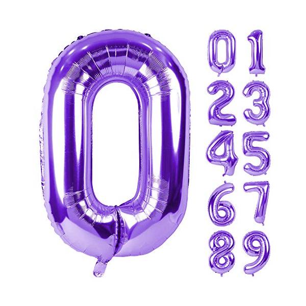 パープル/数字0/L-031・Color:パープルSize:数字0・ナンバー“0”約90cmのBigな数字バルーンです写真映えするので、大事な日の記念にピッタリです。0〜9のお好きな数字をお選びください。・特大サイズインパクトが大きい90c...