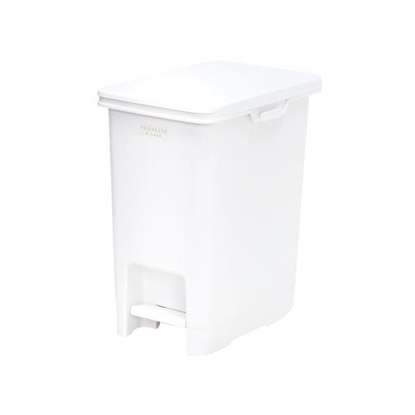 20Lホワイト/蓋つきゴミ箱/ELP-PP20・Color:ホワイトStyle:20L・パッケージ個数:1・サイズ：(約)幅24×奥行35×高さ40cm・重量：約1.3kg・素材・材質：本体/ポリプロピレン、袋止めホルダー/スチール(エポキ...