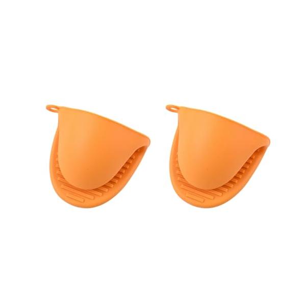 オレンジ/2個 やけどどめクリップ オレンジ/やけどどめクリップ・シリコン素材は汚れに強い油がはねても、ソースが飛んだら洗剤で洗って水を切ることができます。・滑り止め設計ハンドクリップの内側に突起縞断熱バーが設けられ、断熱で滑りにくい。・収...