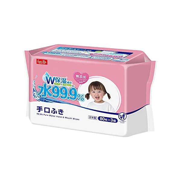 白/80枚 (x 3)/E90566・ScentName:無香料Size:80枚 (x 3)・パッケージ個数:1・日本製。・生産から梱包まで国内工場で徹底管理されています。・成分の99.9%が純水でできた、限りなく水に近い手口ふきです。・「...