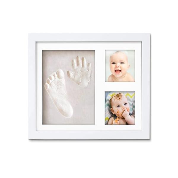 白い/-/-・赤ちゃんの成長を記録初めての手形や足形、写真を一緒に残して、赤ちゃんの成長の記録を大切に。お子さまが大きくなったとき、成長の軌跡を振り返る素敵な瞬間になります。・思い出を一緒に保存手形や足形だけでなく、写真も一緒に記録できるフ...
