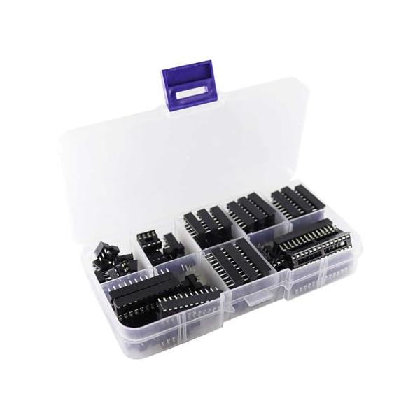 -/-/DIP IC ソケット・パッケージ個数:1・DIP IC ソケット 66個セットです。 6 ピンDIP IC ソケット 18個 8 ピンDIP IC ソケット 12個 14 ピンDIP IC ソケット 6個 16 ピンDIP IC ...