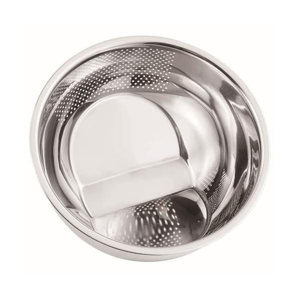傾斜デザイン (Slanted Design)シルバー/26cm/D-1501・Size:26cm・ステンレス洗浄ボウル 直径23cmと26cm2種類のサイズ展開たっぷりサイズで、さまざまな食材に対応。水切り・洗浄・下ごしらえがスムーズに行...