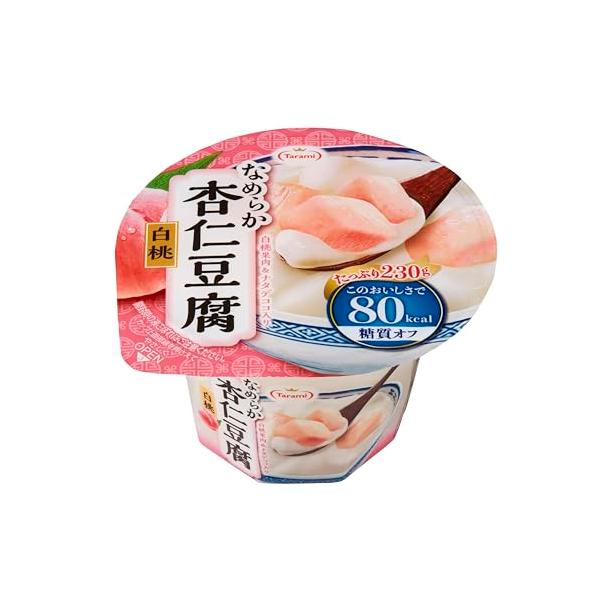 原材料：白桃(果実(中国)、果汁)、ナタデココ(フィリピン製造又はタイ製造)、エリスリトール、植物油脂利用食品(乳成分を含む)、グラニュー糖、杏仁霜(アーモンドを含む)、洋酒、塩、寒天/ゲル化剤(増粘多糖類)、香料、酸味料、乳化剤、酸化防止...