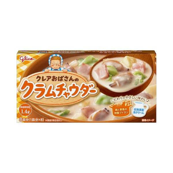 -/-/4974062082761・原材料：食用油脂（牛脂、ラード、パーム油）（国内製造）、小麦粉、砂糖、あさりエキスパウダー、食塩、デキストリン、乳等を主要原料とする食品、たんぱく質濃縮ホエイパウダー、ホエイパウダー、クリーム、チキンブイ...