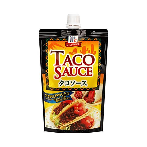 FlavorName:タコソース・パッケージ個数:1・内容量:100g・タコミート5人分(1人分挽肉100ｇ換算)・簡単にメキシカンタコミートが作れる。・スタンディングパウチタイプ・商品サイズ(高さx奥行x幅):165×30×90mm