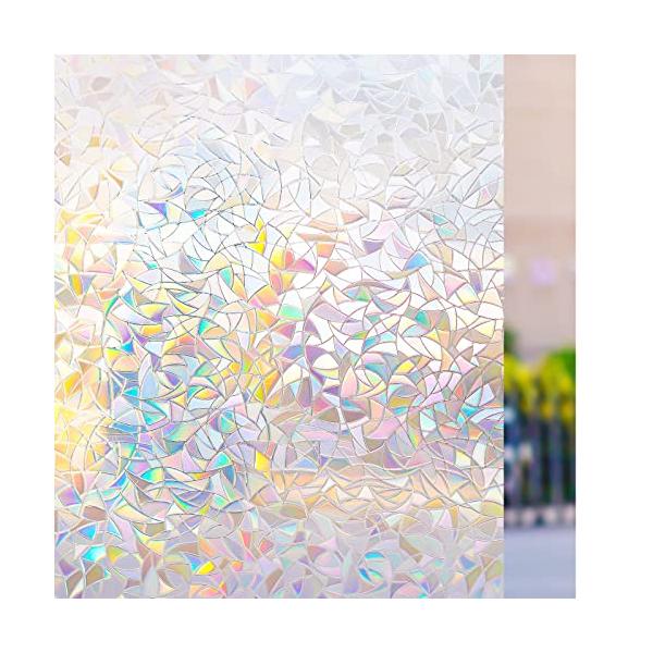 透明/90x400cm/A018-90-4・Size:90x400cmColor:透明・パッケージ個数:1・目隠し・UVカット：日差しやライトの光などのあたる所にはれば、虹色になったりし、可視光を反射して目隠しになったりします。光が強ければ...