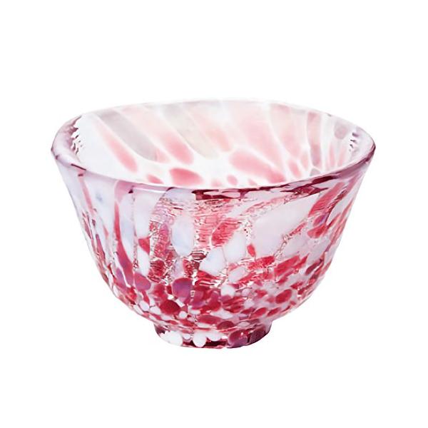 和食器盃 桜吹雪/74mm x 74mm x 44mm/F79470・Color:盃 桜吹雪・パッケージ個数:1・本体サイズ=最大径74×口径74×高さ44mm×満水容量50ml・素材=ソーダガラス、本体重量=100ｇ・特徴=ハンドメイド・...