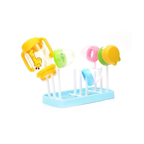 1/1/1・高品質のマテリアル哺乳瓶スタンドは高品質なPP素材を採用しており、安心安全です。耐久性も強く、無毒、無臭、頑丈で安定性に優れます。清潔に繰り返し利用できるので経済的。・親切な設計角のない枝は、やわらかいシリコン乳首や、プラスチッ...