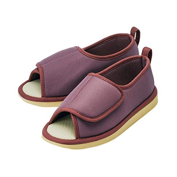 クロッグあずき/M/091193・Size:MColor:あずき・パッケージ個数:1・「日本転倒予防学会推奨品」脱げや、わずかな段差などでの転倒を予防する室内専用シューズ。・中敷の滑り止め加工により足のズレを予防。・脱げて転倒することを予防...