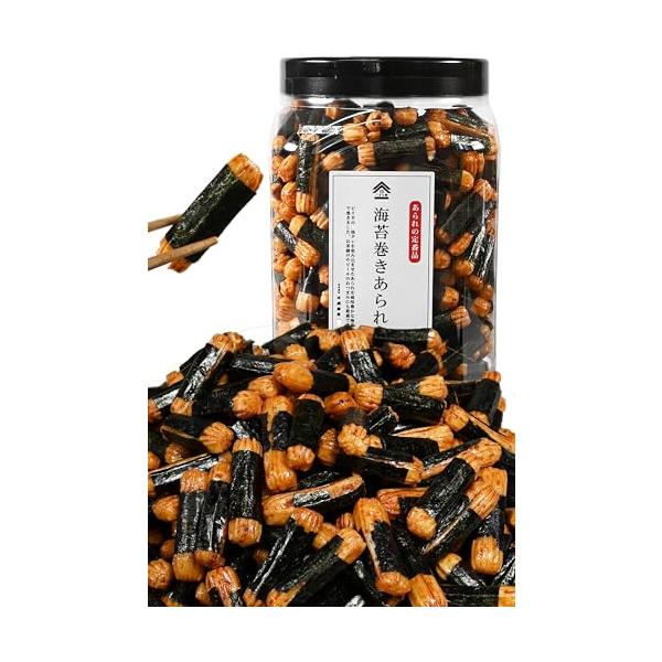 ?甘辛の醤油味付けのアラレ醤油を使った甘辛い濃い味付けになります。濃い醤油座味がアラレに染み込んでいます。また、あられの中でも、5色あられやふぶあられと言われるお茶漬けにかけるあられとは違い、おかしやお茶のお供になる商品です。・?容器でアラ...