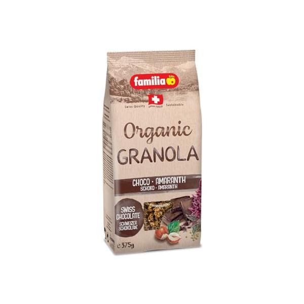 茶色/-/130047・FlavorName:2.チョコ&amp;アマランサス グラノーラ・パッケージ個数:1・有機栽培された数種類の穀物を丁寧に焼き上げ、スイス産チョコレートと、プチプチした食感が特徴のスーパーフードであるアマランサスをミ...