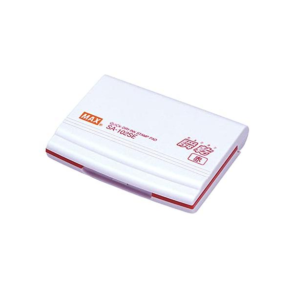 小型(1号)・レッド  SA90242・・Color:レッドStyle:小型(1号)・約3秒ですぐ乾き、くっきり捺印する瞬乾スタンプ台・【本体サイズ】W84×D66×H17(mm) 【質量】45g・【盤面寸法】W64×D38mm 【再生材使...