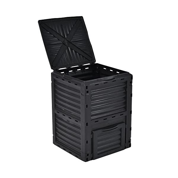 ・ブラック  PP294978AAA・【商品仕様】本体サイズ：幅59*奥行59*高さ81cm。・【環境保全に】廃棄物を有機肥料に変えることにより、栄養値の高い堆肥を作ることができます。再利用することで生ゴミ排出量を減らし、環境保全に繋がりま...