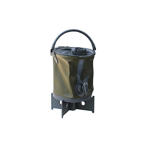 SIZE 25x22x22cm (Full) 6x22x22cm(Collapsed)・パッケージ重量: 1.0 kg・容量: 8.0 liters・形: 円形  正方形