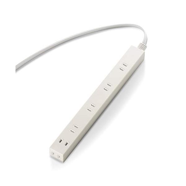 2.0m/ホワイト・ホワイト 2m T-SL-2620WH・・Size:2m・ACアダプタをスッキリ接続。差込口の間隔が広く幅広のACアダプタでも隣の差込口をふさがない“ACアダプタ対応スリムタップ。・ACアダプタをすっきり接続できるスリム...