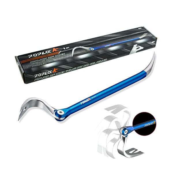 柄から先の先端部分の角度を変えれる事が特徴、さまざまな状況で活躍できる。・先端部は二股形状になっていて、裏は釘抜きが付き、角度も調整することが出来ます。・板材を剥がす時は、先端部の二股を木製パレットの根太に挟み込めば、一般的なバールよりも簡...