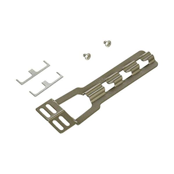 固定式ブロンズ/-/NB-35-B・パッケージ個数:1・仕上:ブロンズ・戸の隙間:45 70 95mm 3段階・ネジ固定式なので不用意に掛け金が外れません。