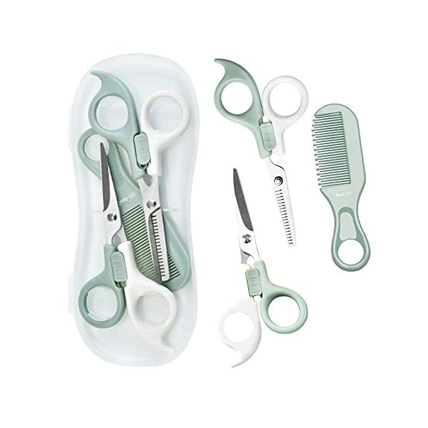 g/-/-・Color:g・パッケージ個数:3・安全設計のタイプ子供用 赤ちゃん 散髪 刃先が丸く加工して、お肌に傷つけないから、安全性がより高くなります。またチャイルドロック機能付き、子供が勝手に開けないタイプです。・初心者にもおすすめ子...