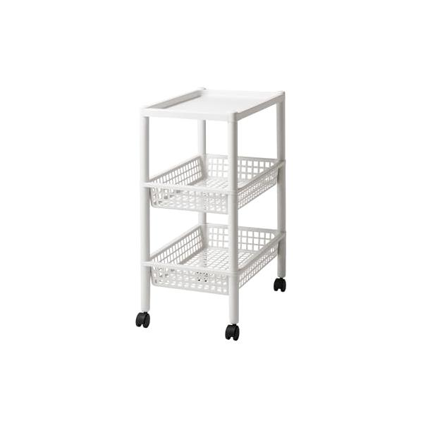 トレー+2段ストーングレー/幅:約31.8cm/ST-120・Color:ストーングレーSize:幅:約31.8cmStyle:トレー+2段・パッケージ個数:1・本体サイズ:本体/約幅31.8×奥行46.7×高さ68.5cm、バスケット内寸...