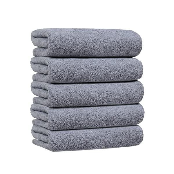 シンプルグレー/ワンサイズ/-・Color:グレー・ふわふわと柔らかい通常のタオルより細番手の上質マイクロファイバーを採用し、ふわふわとしたやわらかい肌触りに仕上げました。低摩擦でお肌を優しく包み込んでくれます。肌や髪の傷みが気になる人や敏...