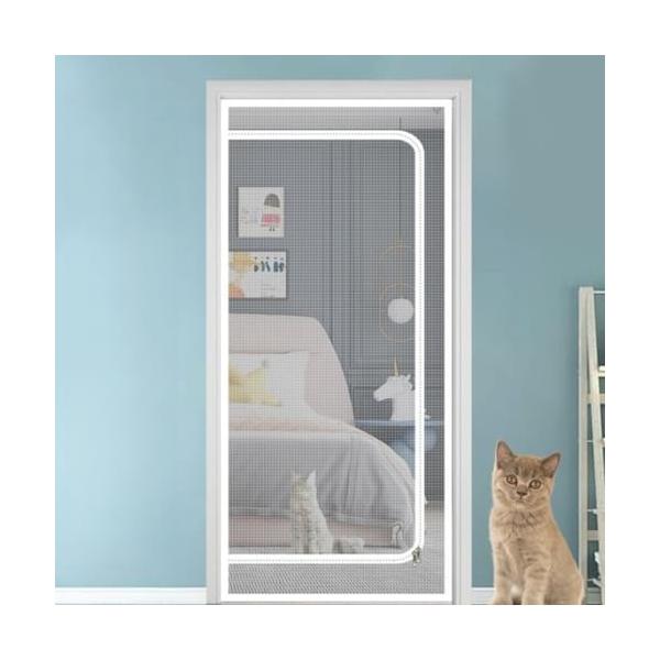 ホワイト/80x210cm/C240926wh80x210・Color:ホワイトSize:80x210cm・パッケージ個数:1・このペットゲートは、中小型ペットや赤ちゃんに最適です。屋内外問わず、リビングやバルコニー、玄関などの危険な場所を...