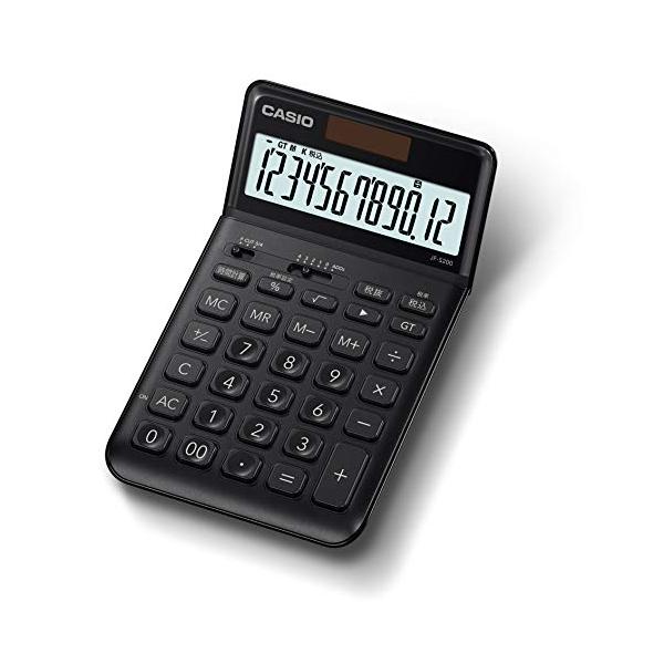 電卓ブラック/183.5×109×10.8(mm)/JF-S200-BK-N・Color:ブラック・パッケージ個数:1・優雅に美しく。洗練されたスマートデザイン。・薄型フォルムでスタイリッシュなジャストタイプ。・桁数12大きさ(奥行×幅×高...