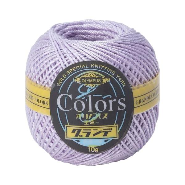 COL.600ラベンダー/-/600・素材:綿100%・使用針:レース針0号~かぎ針2/0号・仕立:約10ｇ約44m・滑りがよく編みやすい、シルクのような光沢があり最高級エジプト綿を使用しています。・原糸から仕上げまで一貫した自社生産のもと...