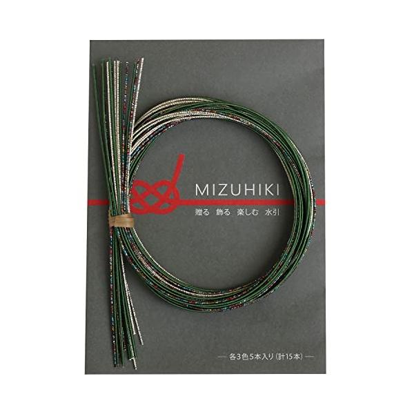 水引けやき/90cm/PHC-100-10・Color:けやきSize:90cm・セット内容:水引3種類(90cm)×5本計15本・リーフレット・素材:和紙・日本製