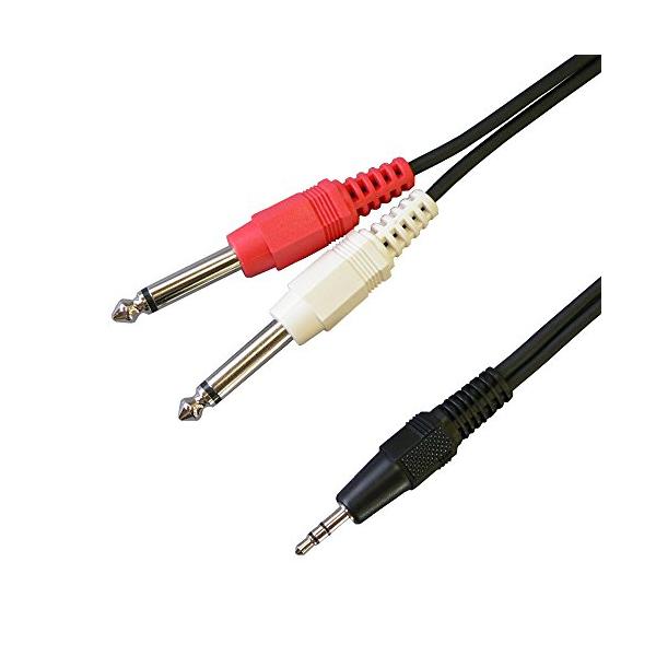 赤白/1.5m/C-090・Size:1.5m・パッケージ個数:1・３．５ｍｍステレオミニ端子（ヘッドホン端子等）と赤白音声入力端子を接続します・ポータブルCDなどのヘッドホン端子とミキサーの接続に・パッケージはありません。簡易包装でのお届...